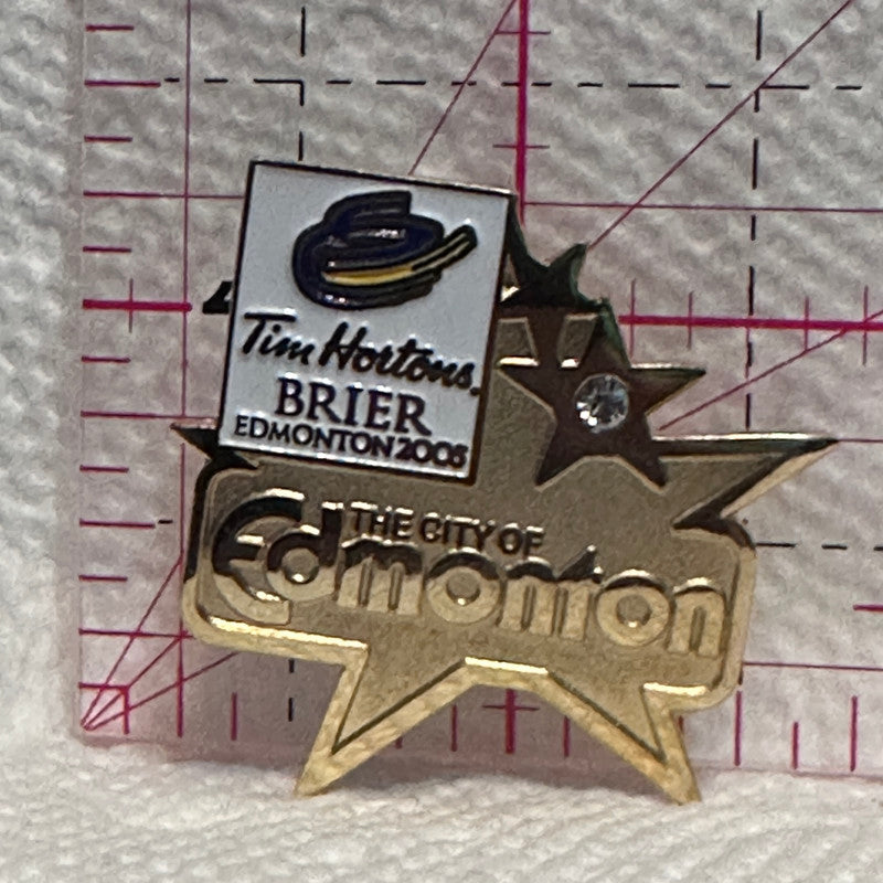 Tim Hortons Brier Edmonton 2005 Edmonton Curling Lapel Pin ...