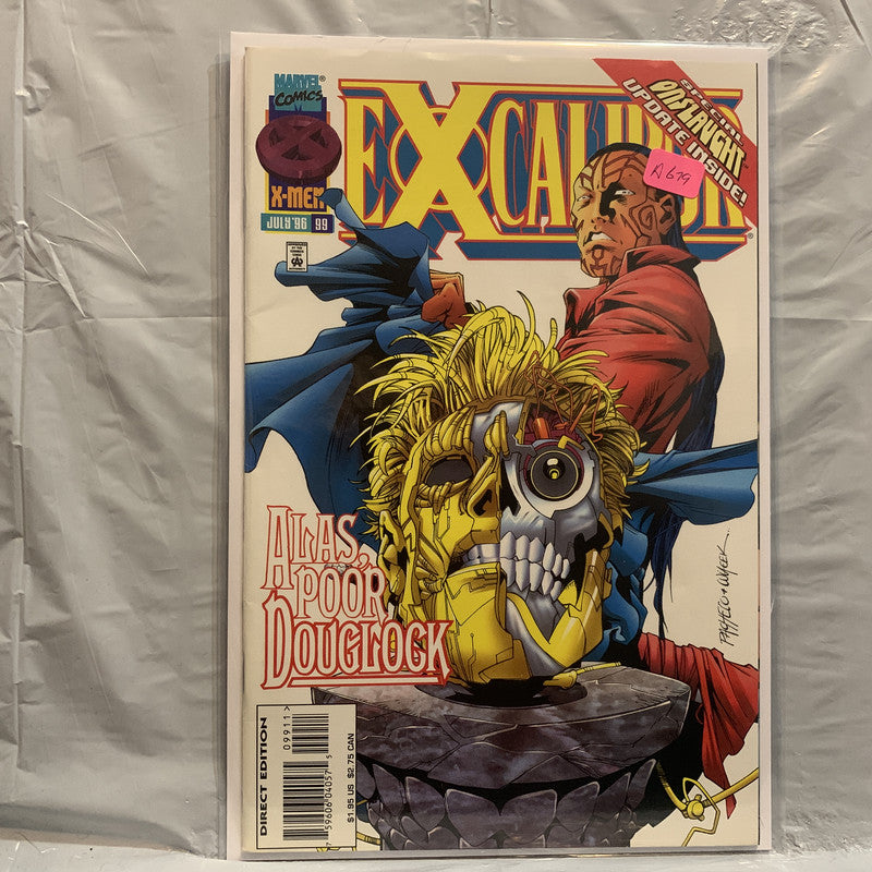 #99 Excalibur Alas Poor Douglock Marvel Comics BF 8596 – GwynnSportscards
